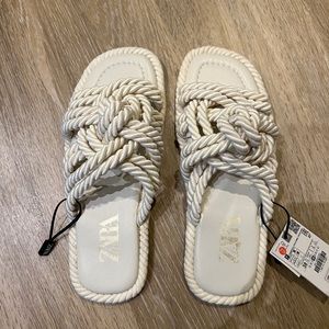 Zara | Shoes | Zara Knotted Sandals | Poshmark